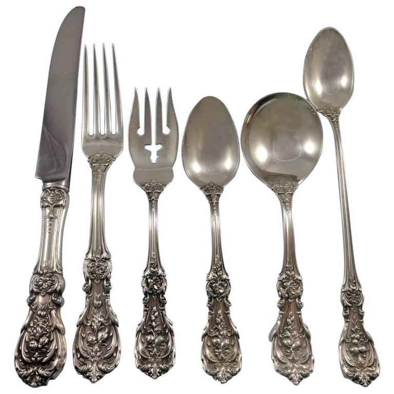 Francis i by Reed and Barton Sterling Silver Flatware Set for 8 Old ...