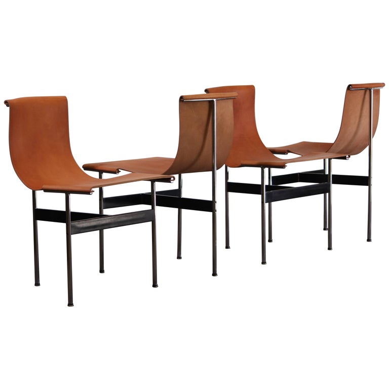 Set of Four T-Chairs by Katavolos, Little and Kelly For Sale at 1stDibs