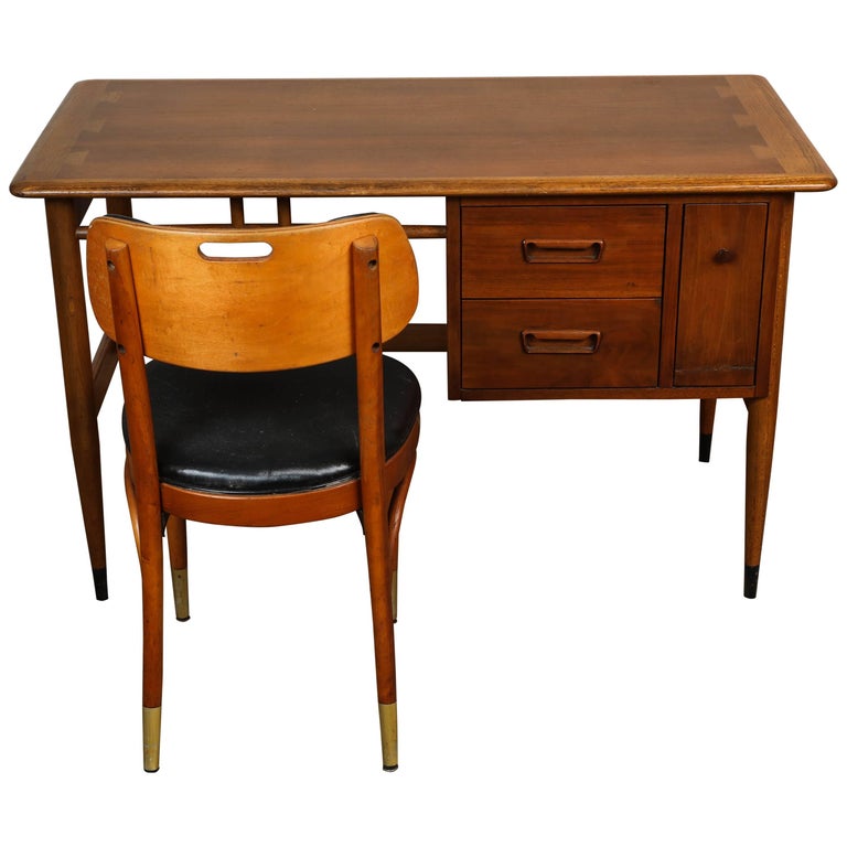Lane Desk with Thonet Chair at 1stDibs