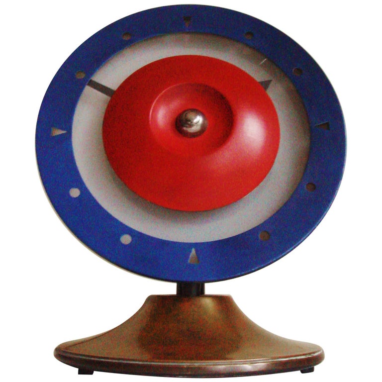 English Art Deco Brass R.A.F. Roundel or Target Illuminated Electric ...