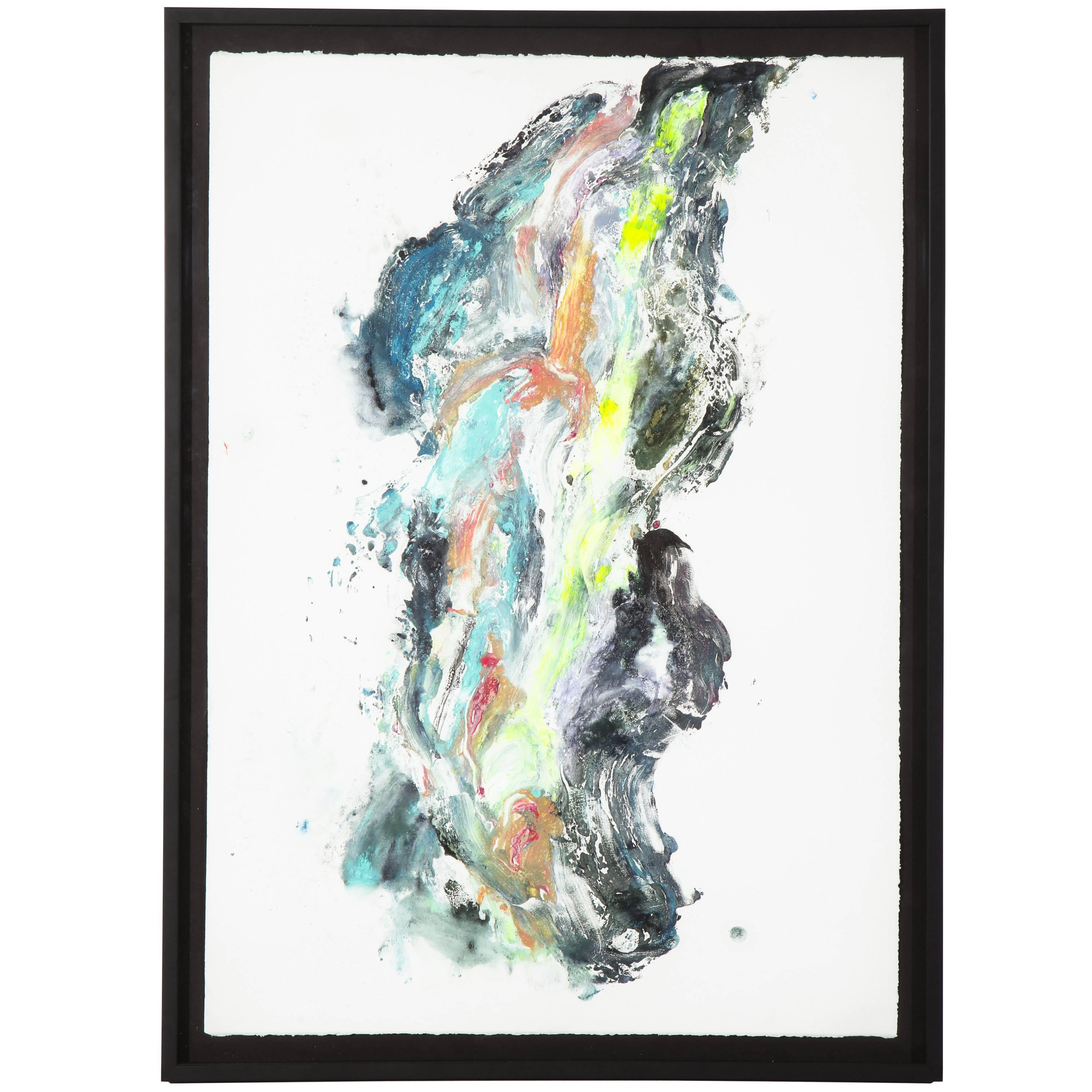 Louesa Roebuck Abstract Ink Monotype For Sale at 1stDibs