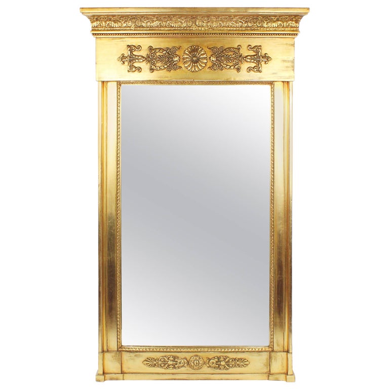 19th Century Pillar Mirror, Empire, Peter Schmuckert, circa 1800-1810 ...