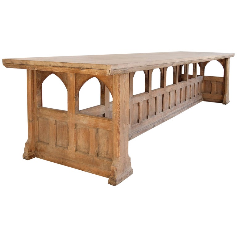 Important 20th Century English Neo-Gothic Table at 1stDibs