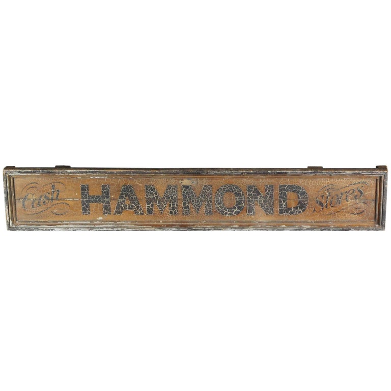Early 20th Century Hand-Painted Trade Sign at 1stDibs