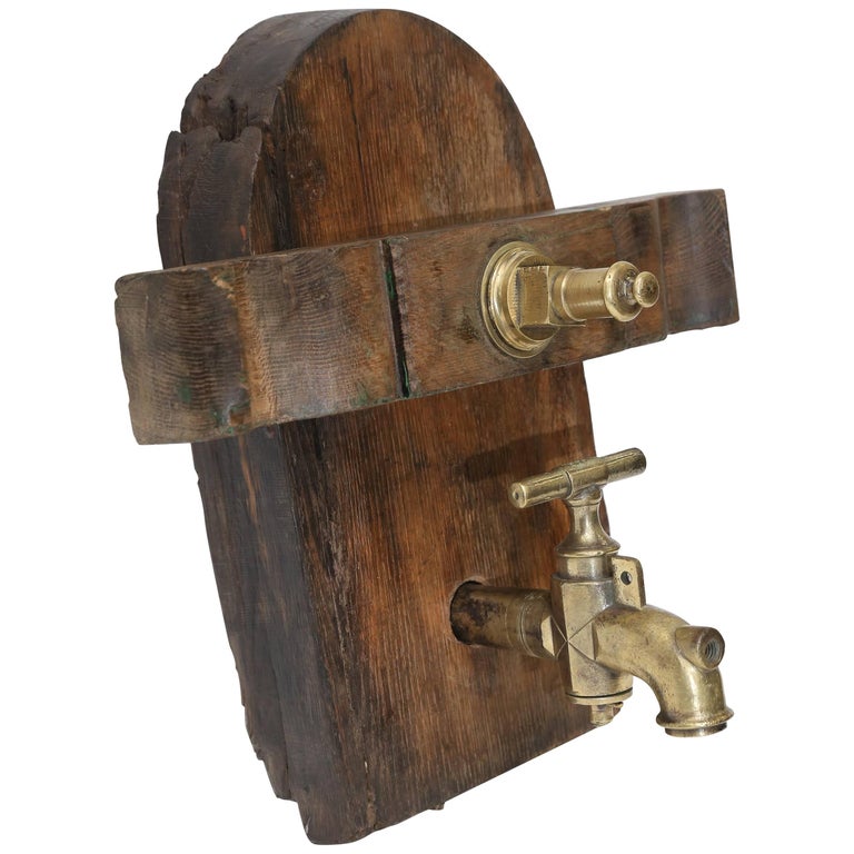 French Antique Spigot with Horse Head Handle at 1stdibs