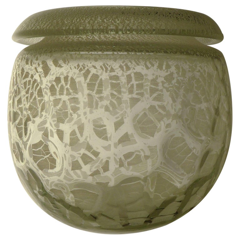 Art Deco Glass Vase For Sale At 1stdibs