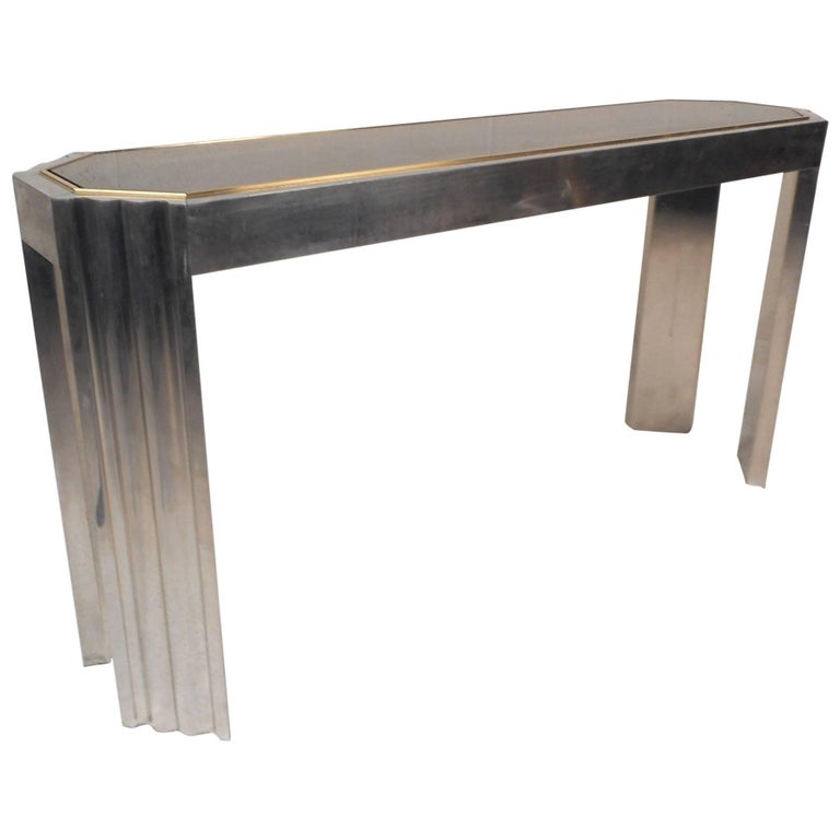 Impressive Mid-Century Modern Console Table For Sale at 1stDibs
