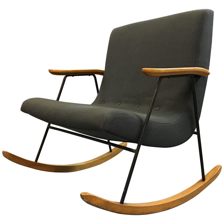 Mid-Century Modern "Ozzy" Rocking Chair by Milo Baughman for Thayer ...