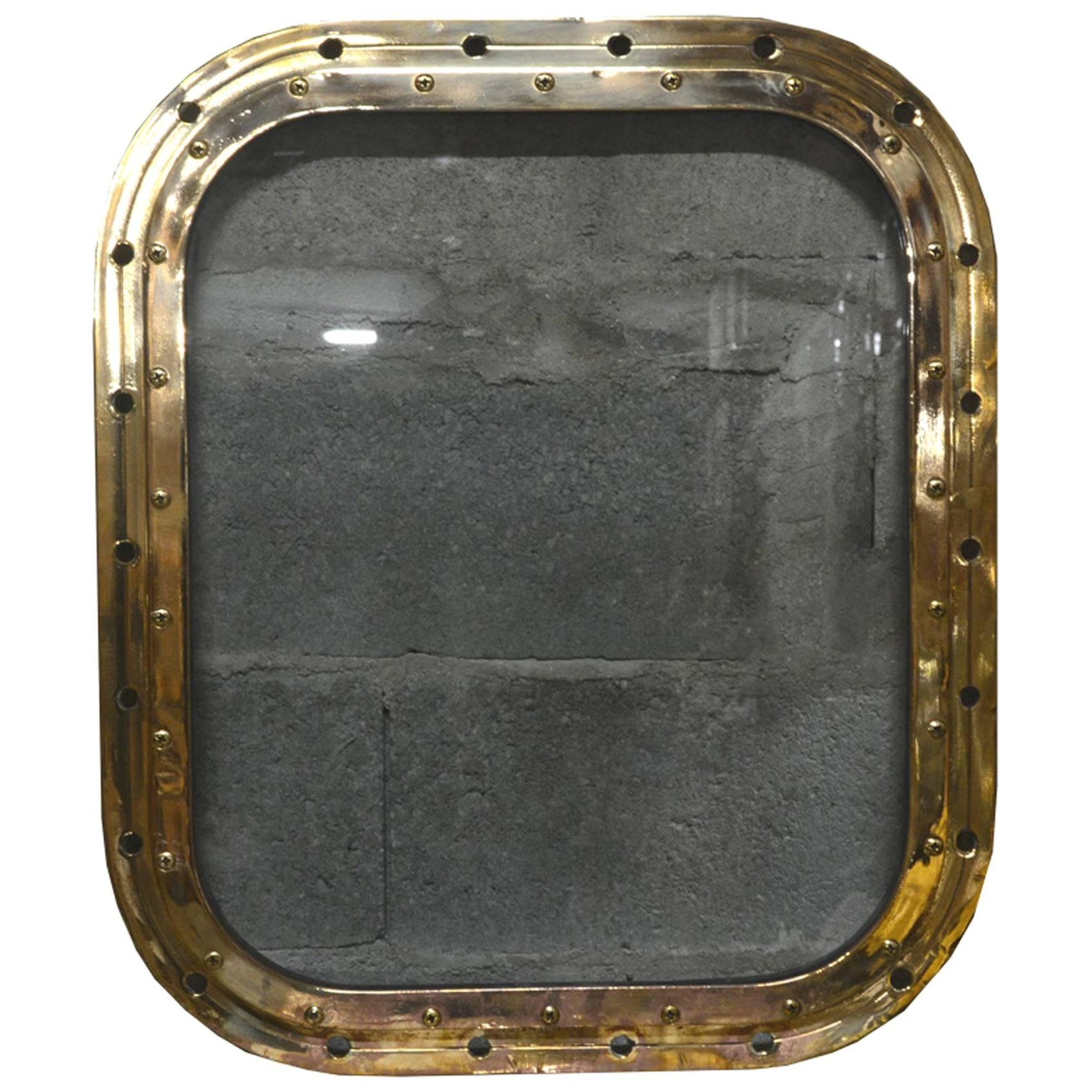 Bronze Rectangular Ship's Porthole For Sale at 1stDibs | bronze ...