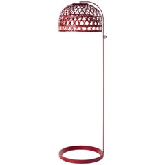 Moooi Emperor Suspension Lamp by Neri and Hu in Black and Red Bamboo ...