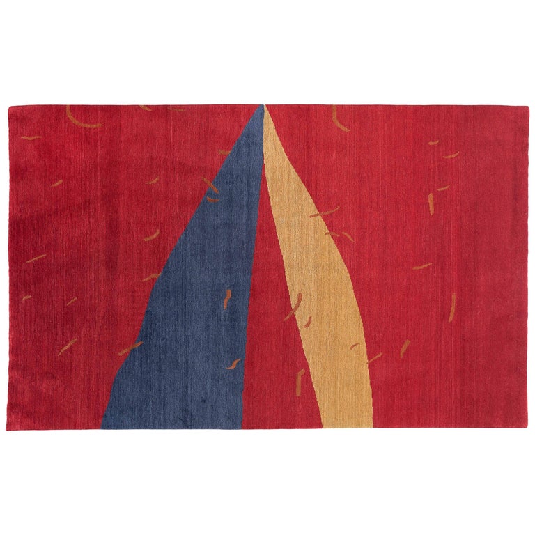 Geometrischer Muster-Teppich im Angebot bei 1stDibs