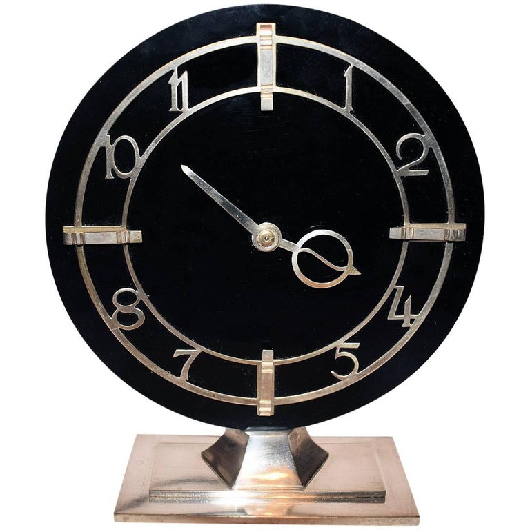 Art Deco English Modernist Clock by Smiths at 1stDibs