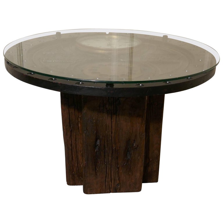 Stylish Designer Coffee Table, Industrial Antiques, Steam Punk For Sale ...