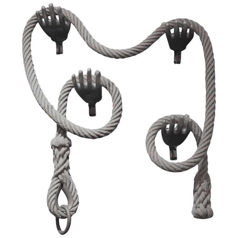 Rope and Glove Mold Sculpture at 1stDibs