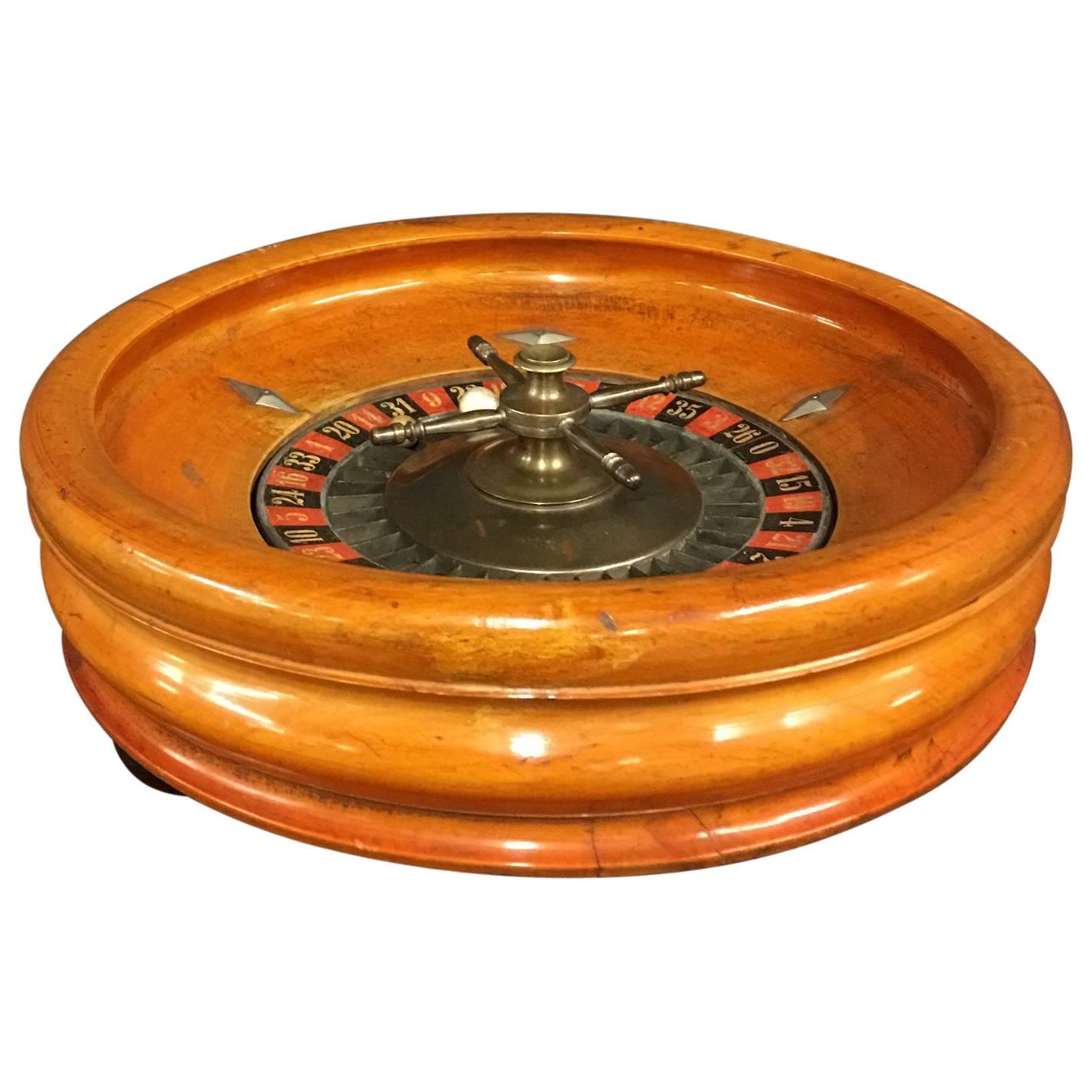 Vintage Table Roulette Game at 1stDibs