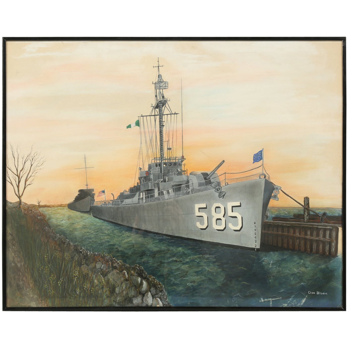 Ship USS Frigate Essex at 1stDibs