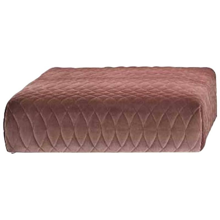 Moroso Redondo Pouf / Ottoman in Tufted Upholstery by Patricia Urquiola ...