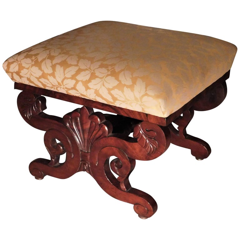 American Classical Ottoman, New York, circa 1825 For Sale at 1stDibs