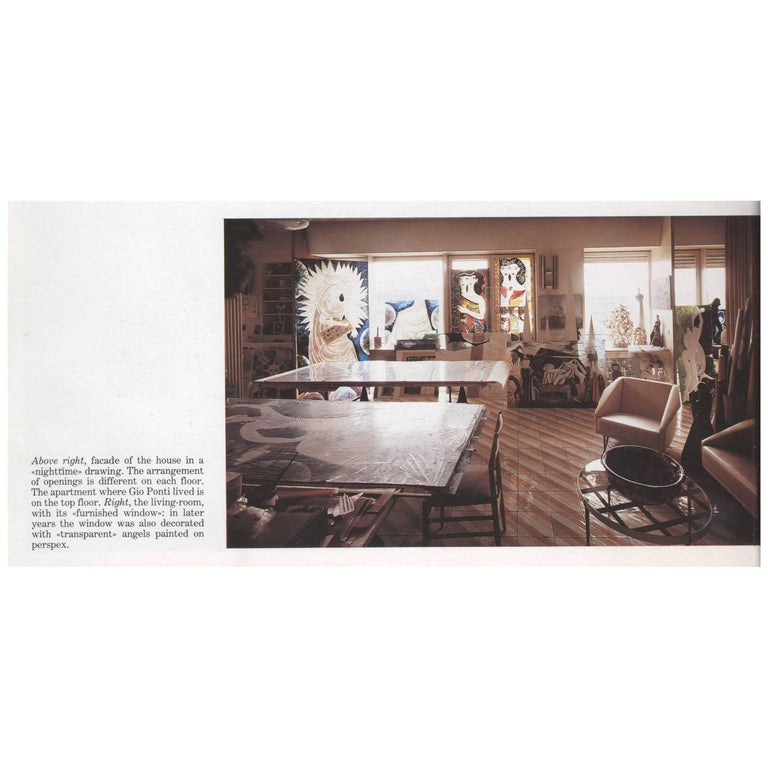 Gio Ponti Portrait on Perspex of "Le Gemelle", Late 1960 at 1stDibs