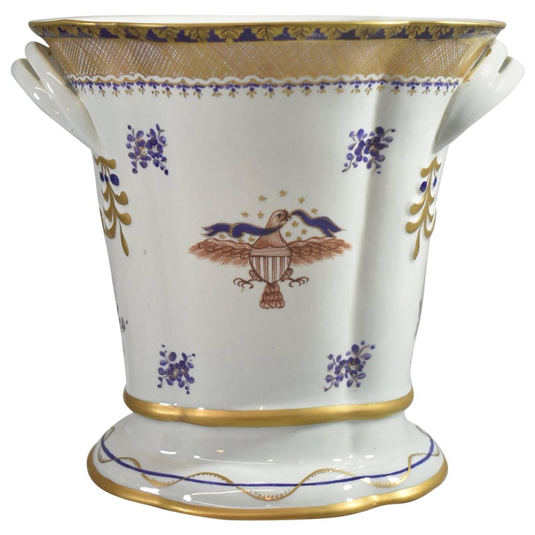 Lowestoft Reproduction Created by Mottahedeh Federal Eagle Porcelain ...