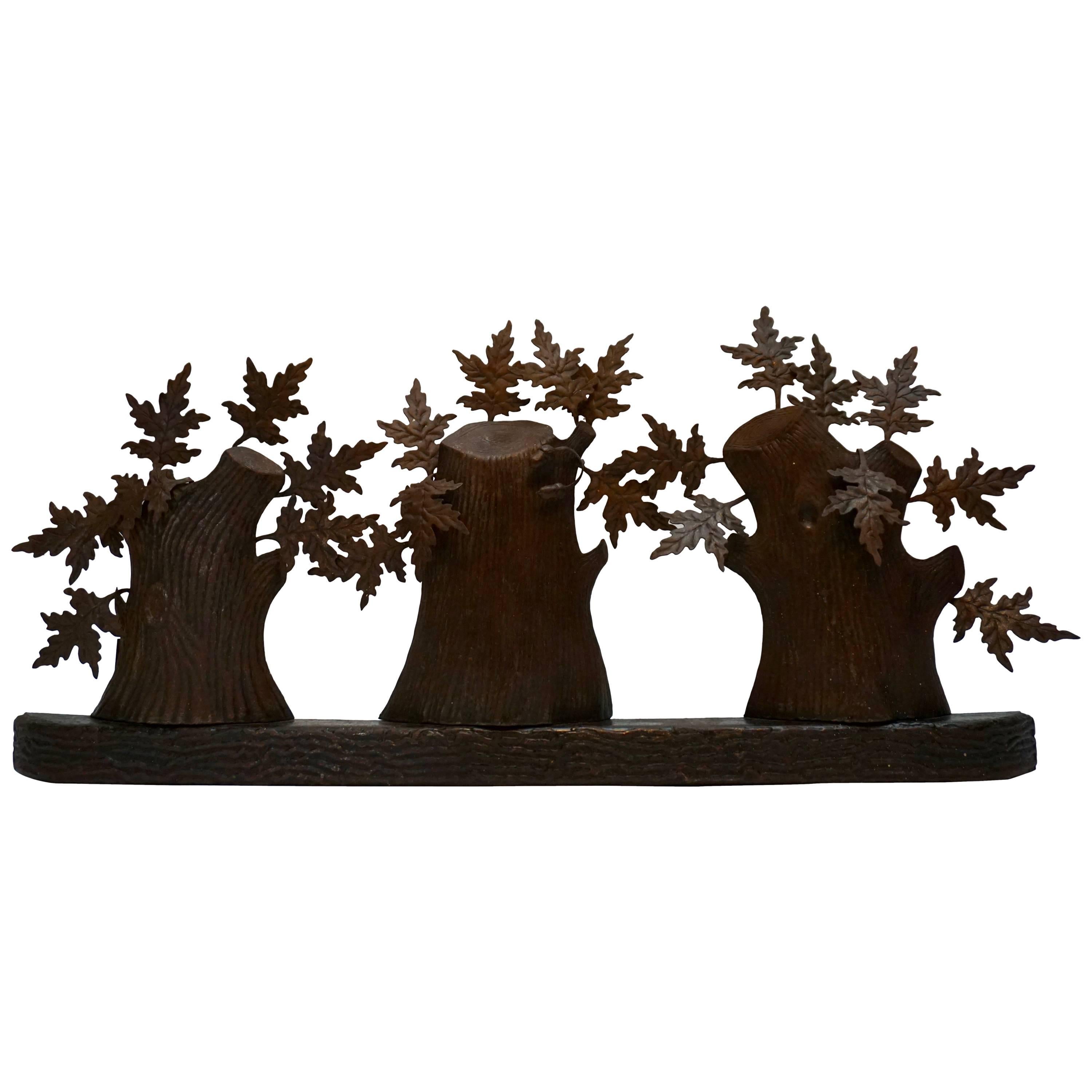 Midcentury Brutalist Tree Sculpture For Sale at 1stDibs