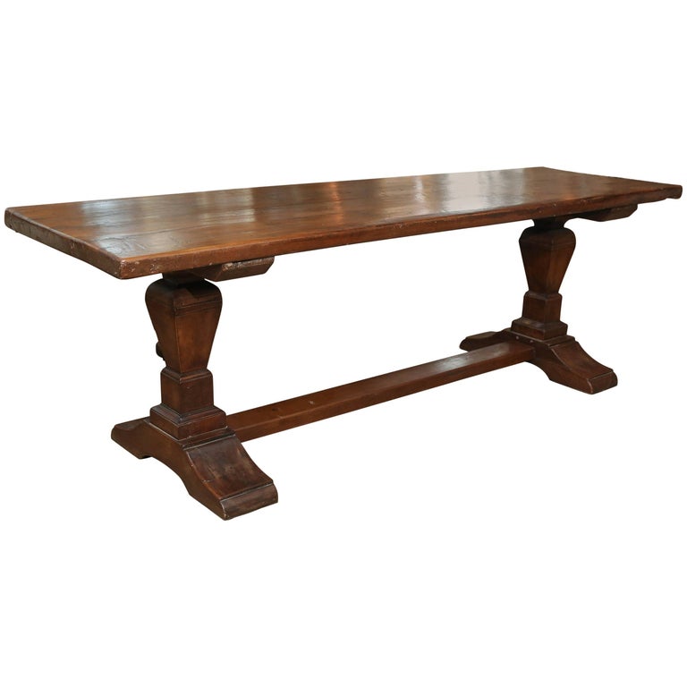 Tuscan Style Oak Refectory Table at 1stDibs