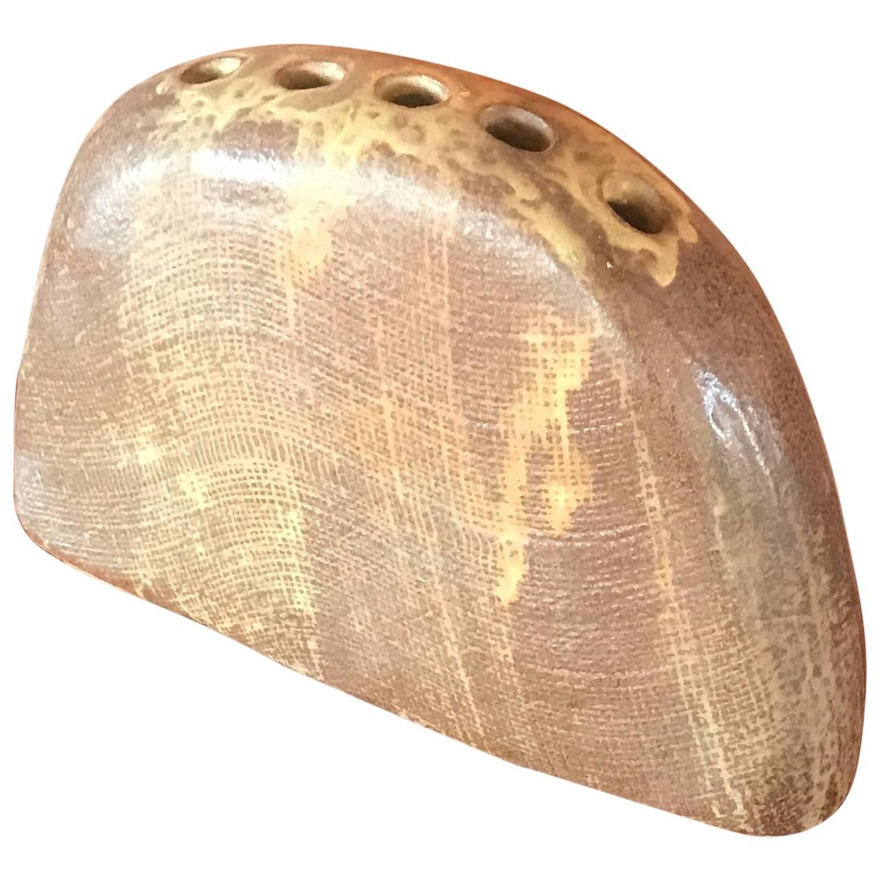 Unique Midcentury Ceramic Weed Pot Vase Vintage Sculpture at 1stDibs