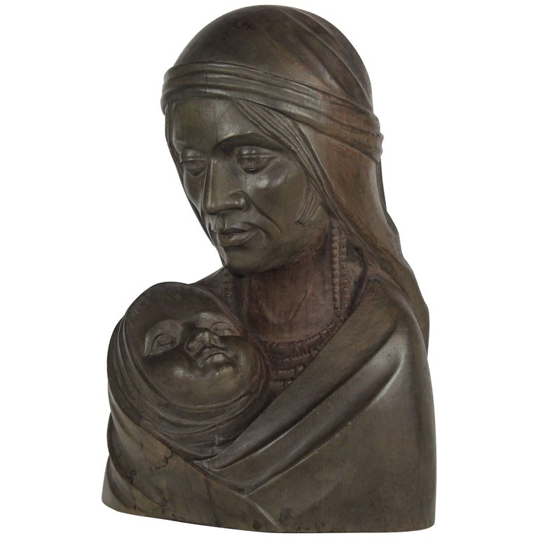 Native American Bust at 1stDibs