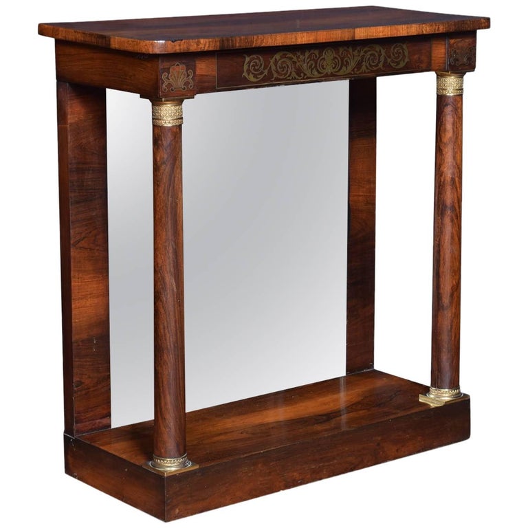 Regency Ormolu-Mounted Rosewood Pier Table at 1stDibs