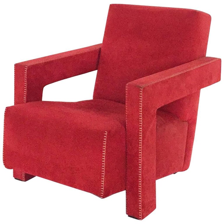 "Utrecht" Chair by Gerrit Thomas Rietveld for Cassina, circa 1988 at ...