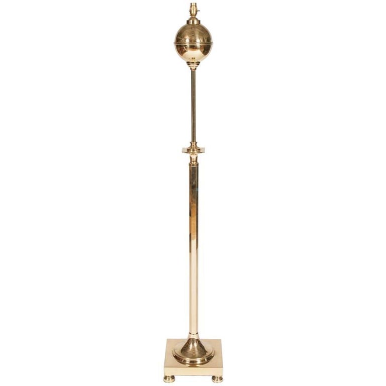 Art Nouveau Hinks and Sons Copper and Brass Telescopic Standard Oil ...