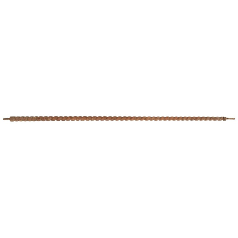 Spanish Barley Twist Pole For Sale at 1stDibs