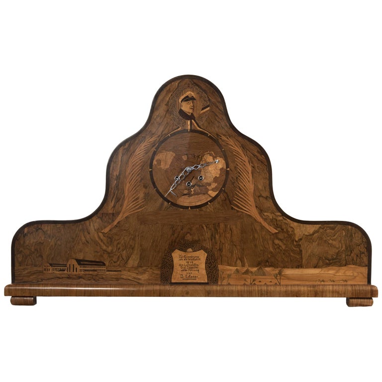 German Zeppelin Mantel Clock, circa 1929 For Sale at 1stDibs | german ...