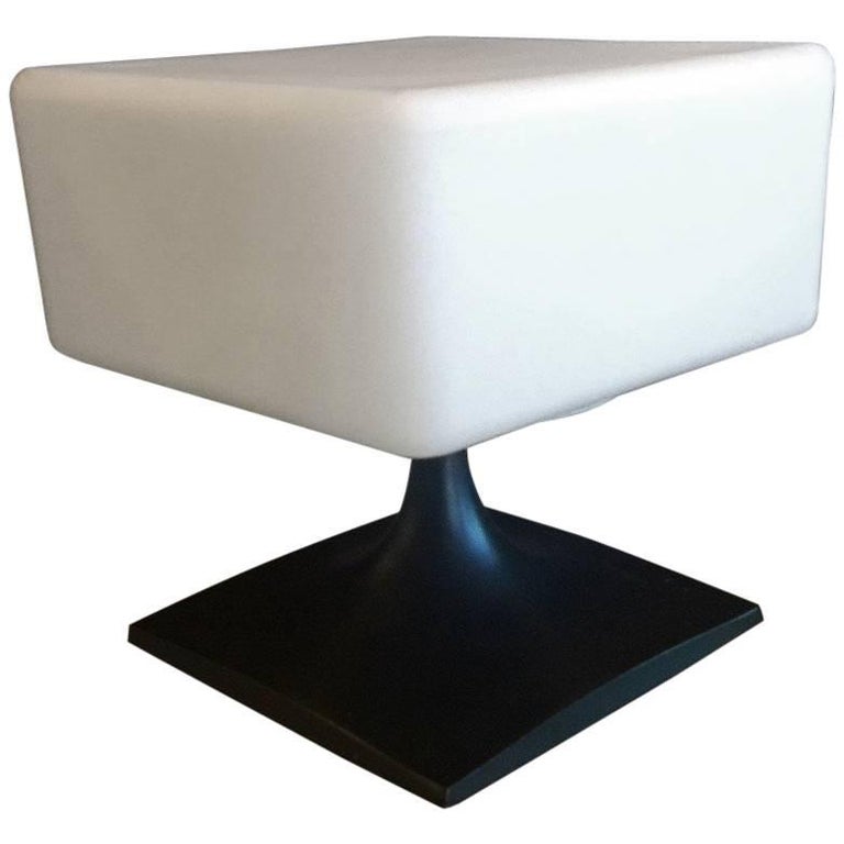 Rare Midcentury Square Lamp by Laurel Lamp Co at 1stDibs