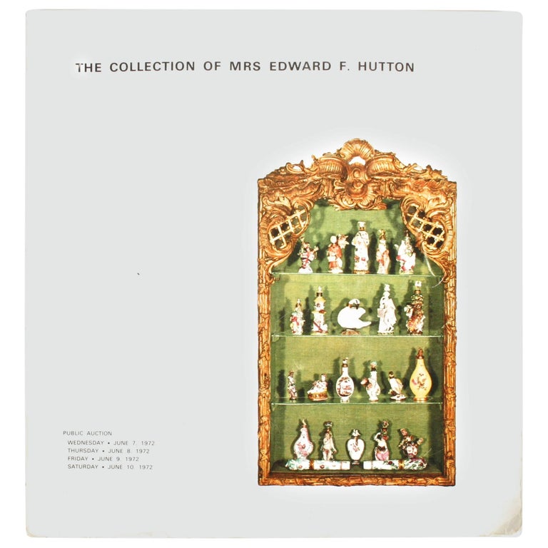 "The Collection of Mrs. Edward F. Hutton" Auction Catalogue at 1stDibs