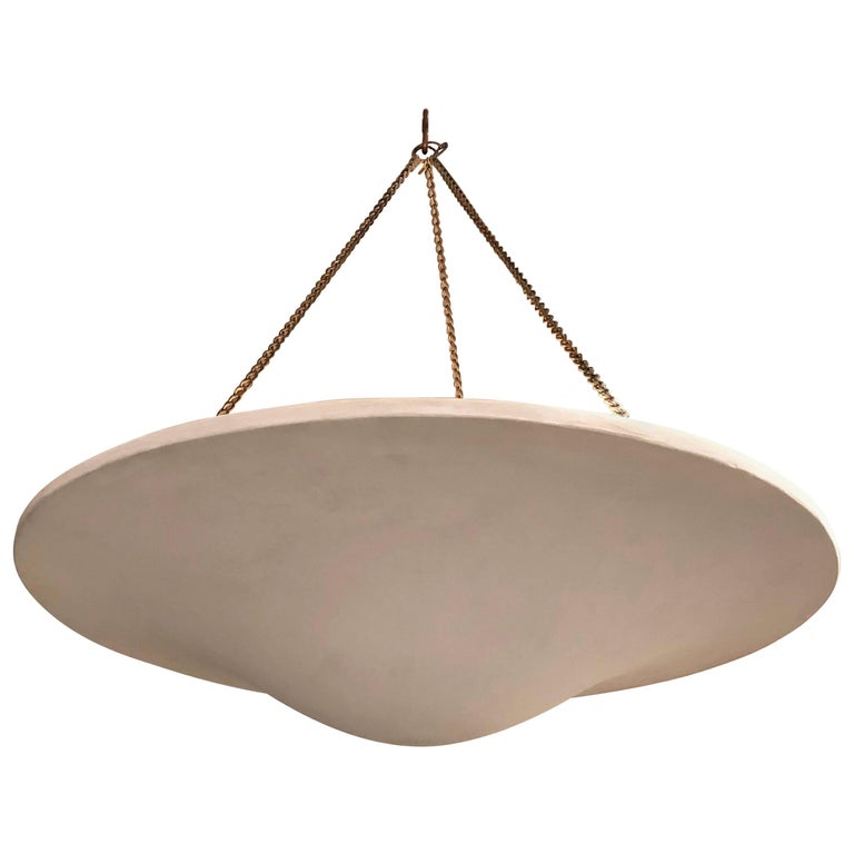 Two French Plaster Chandelier/Pendants at 1stDibs