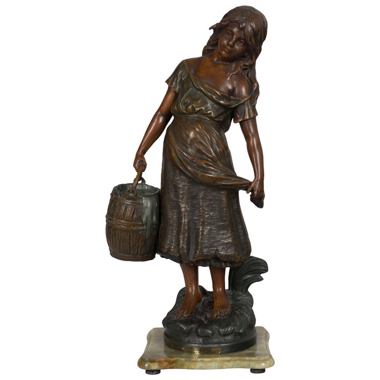 19th Century French Sculpture of Cosette at 1stDibs