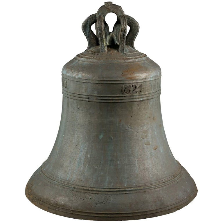 Huge Cast Bronze William Brend Bell, Dated 1624 For Sale at 1stDibs
