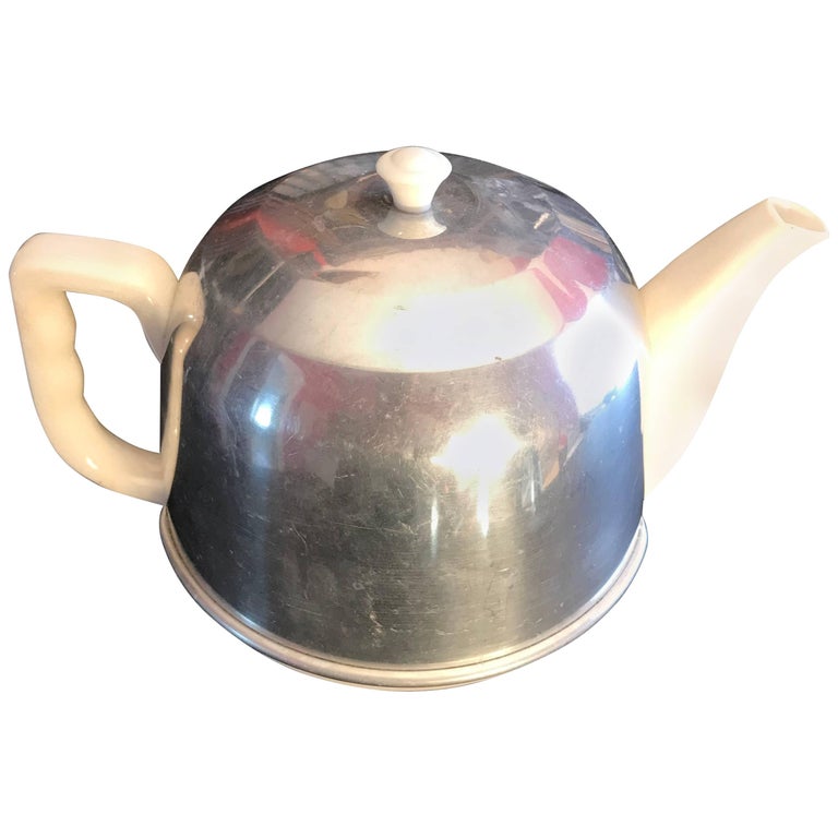Japan Vintage Ceramic Tea Pot Modernist Style Warming Jacket Immediate ...