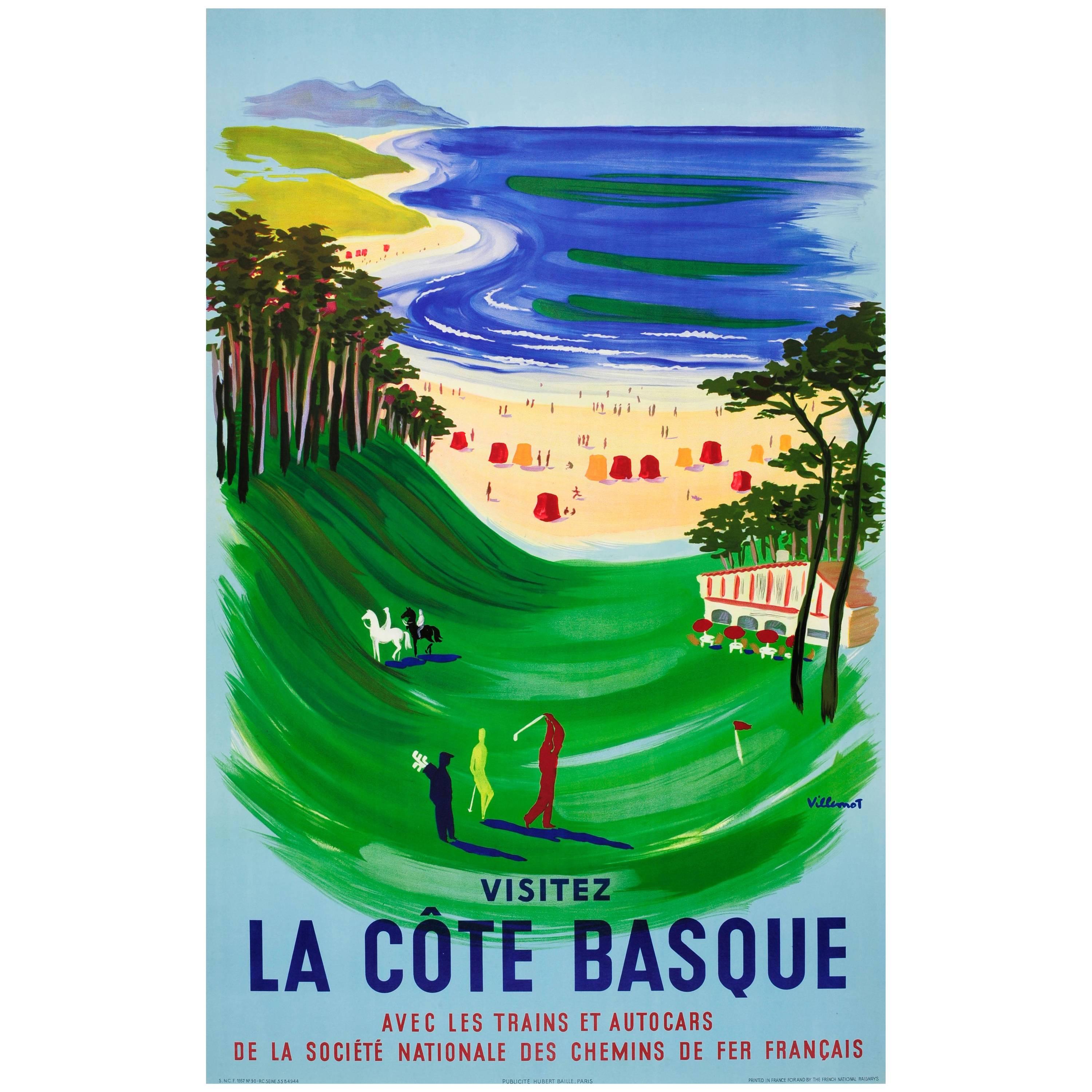 Original Vintage SNCF Railway Travel Poster by Villemot - Visit The ...