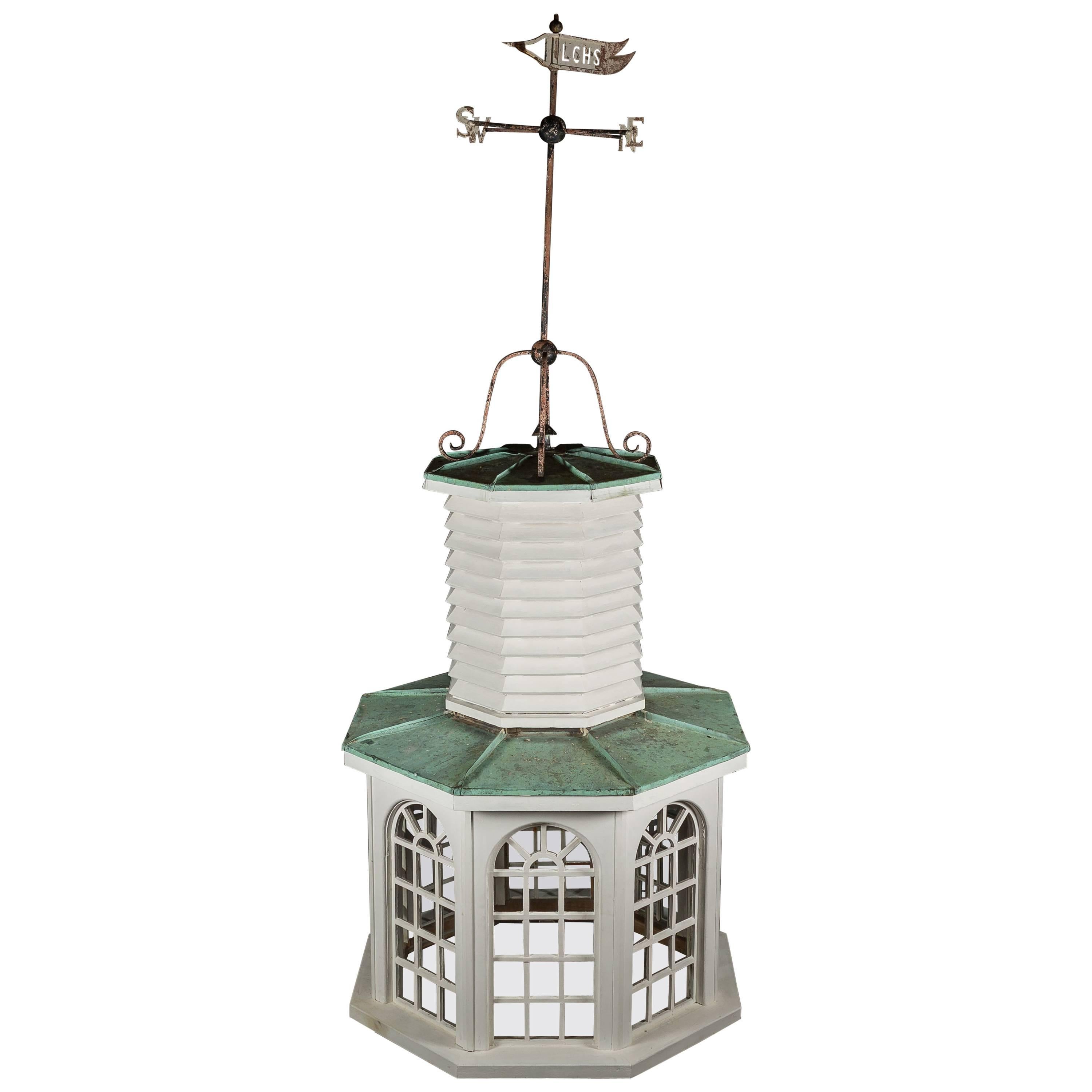 Glazed Pine Viewing Platform Vantage Point Bell Tower with LCHS ...