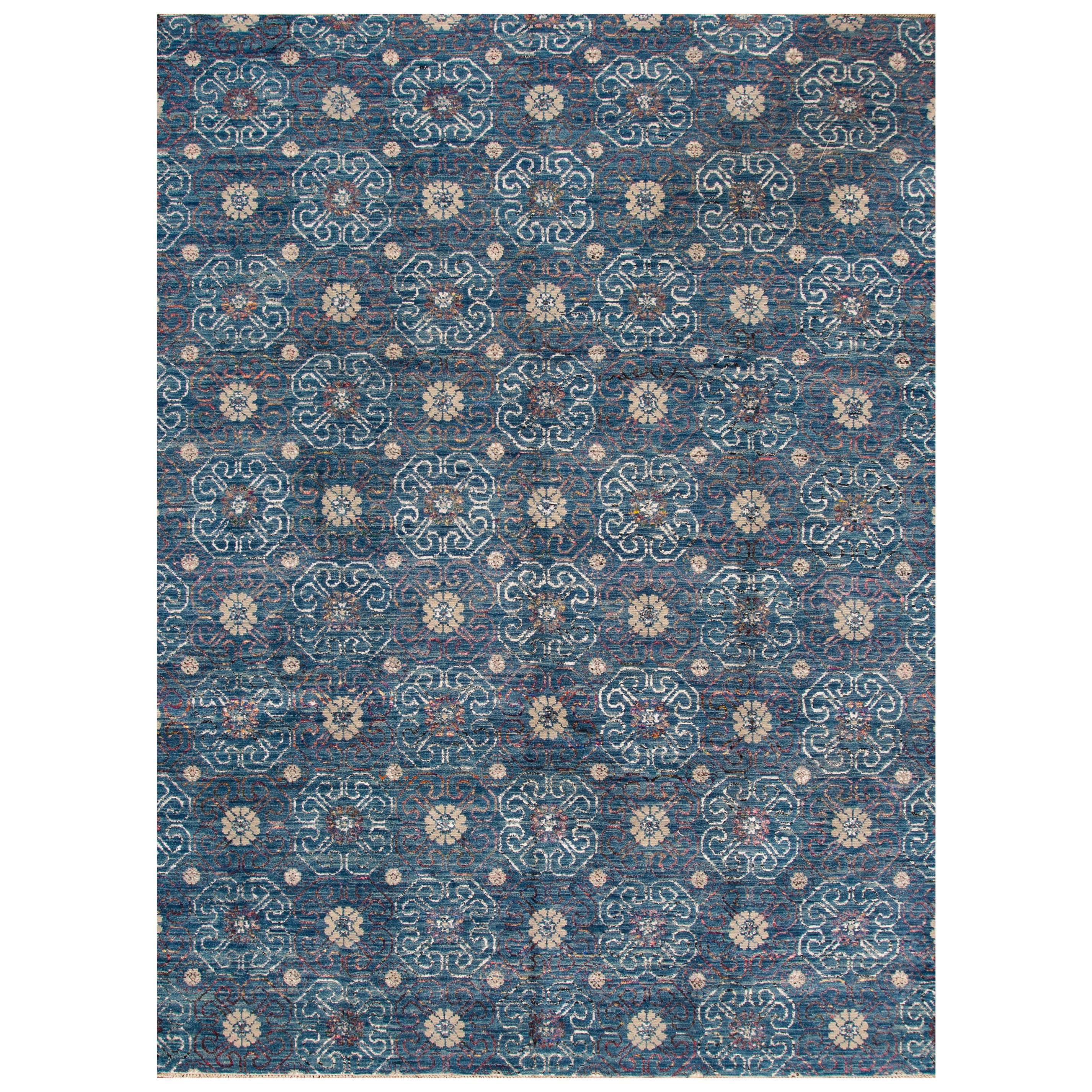21st Century Colorful Transitional Indian Rug For Sale at 1stDibs