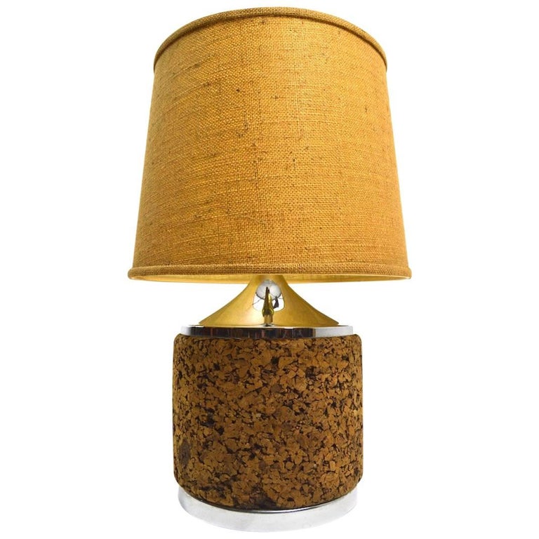 Cork Table Lamp at 1stDibs