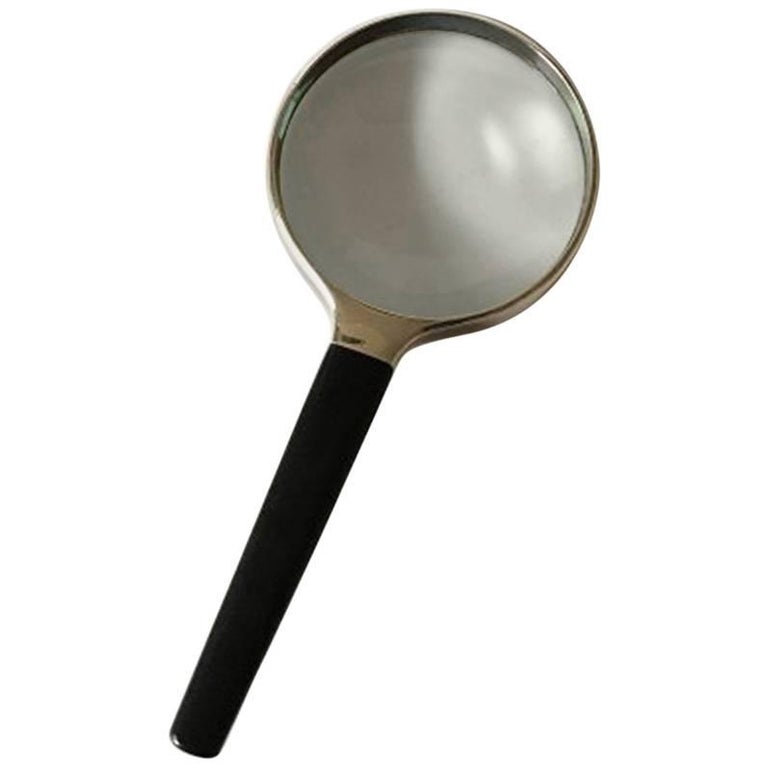 Georg Jensen Sterling Magnifying Glass No. 392 Ebony Handle by Henning ...