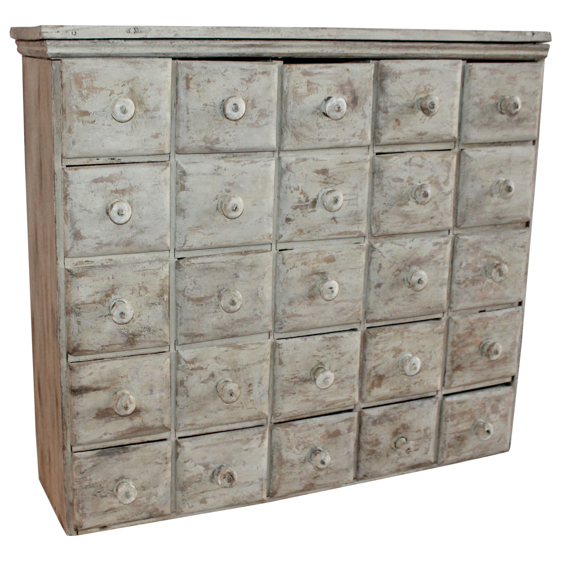 19th Century Apothecary Style Multi Drawer Cabinet For Sale at 1stDibs