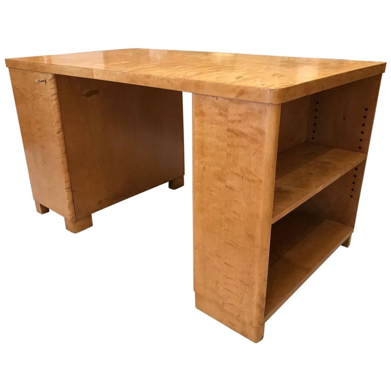 Flame Birch Desk by Bodafors at 1stDibs