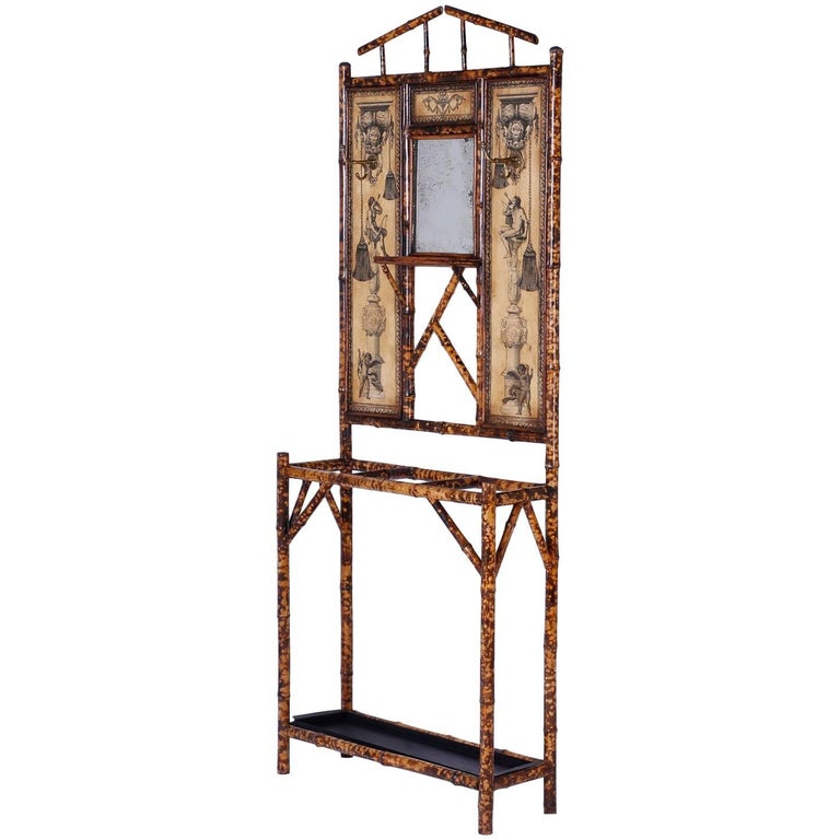 Bamboo Hall Tree at 1stDibs