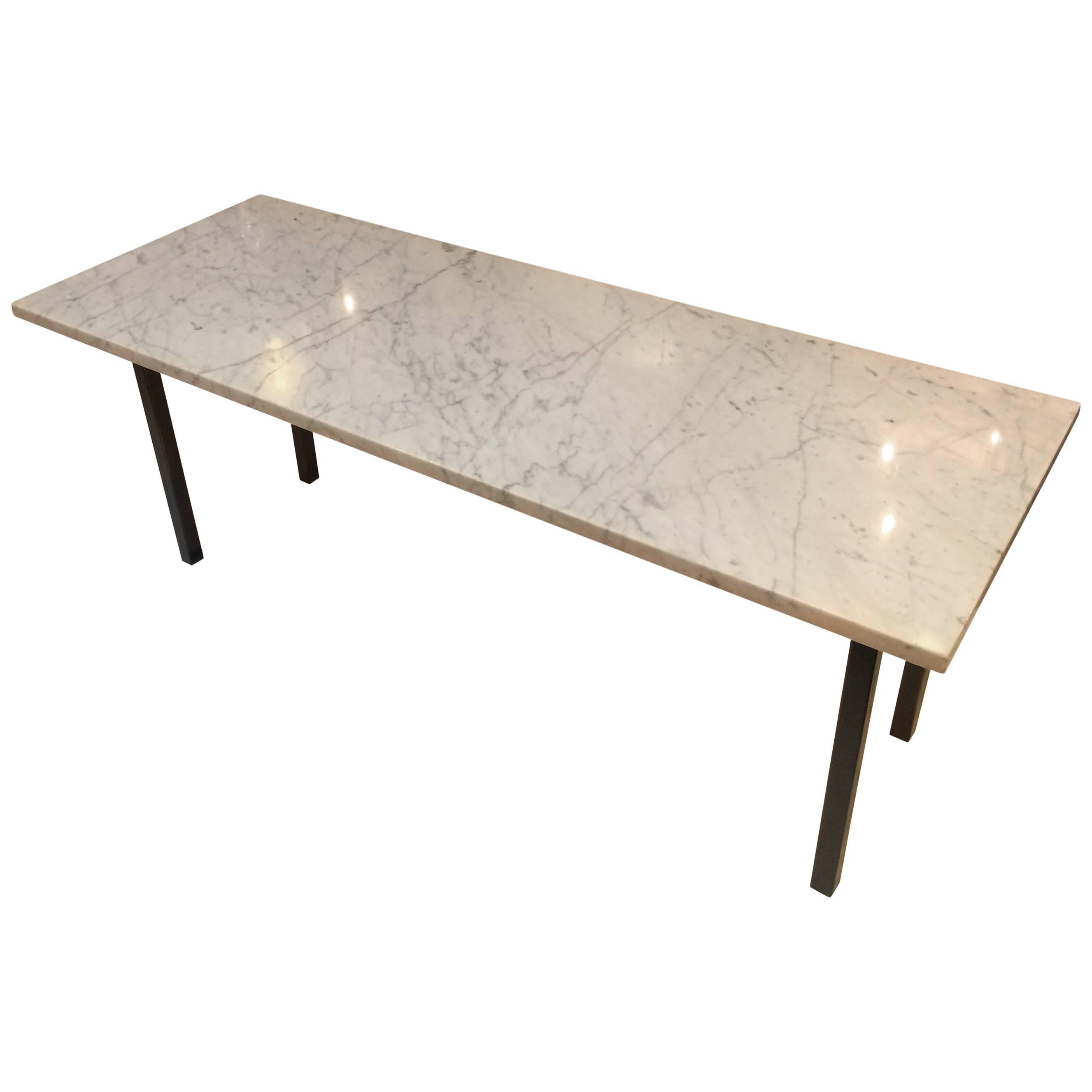 Sleek Modern Narrow Rectangular Coffee Table at 1stDibs | sleek modern ...