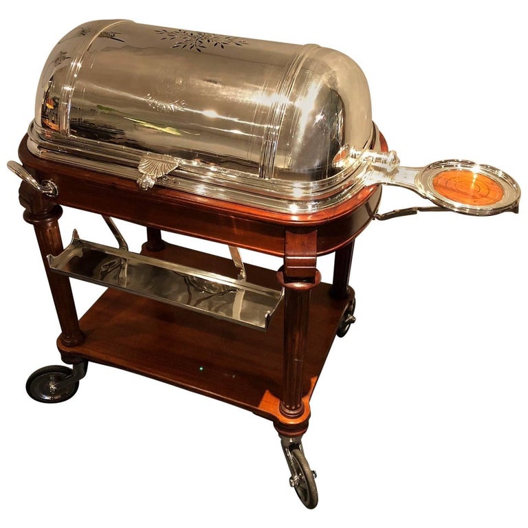 Christofle Meat Trolley or Cart For Sale at 1stDibs