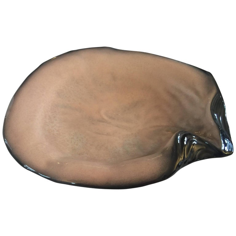 Large Ceramic Shell Bowl by Pol Chambost, circa 1950 For Sale at ...